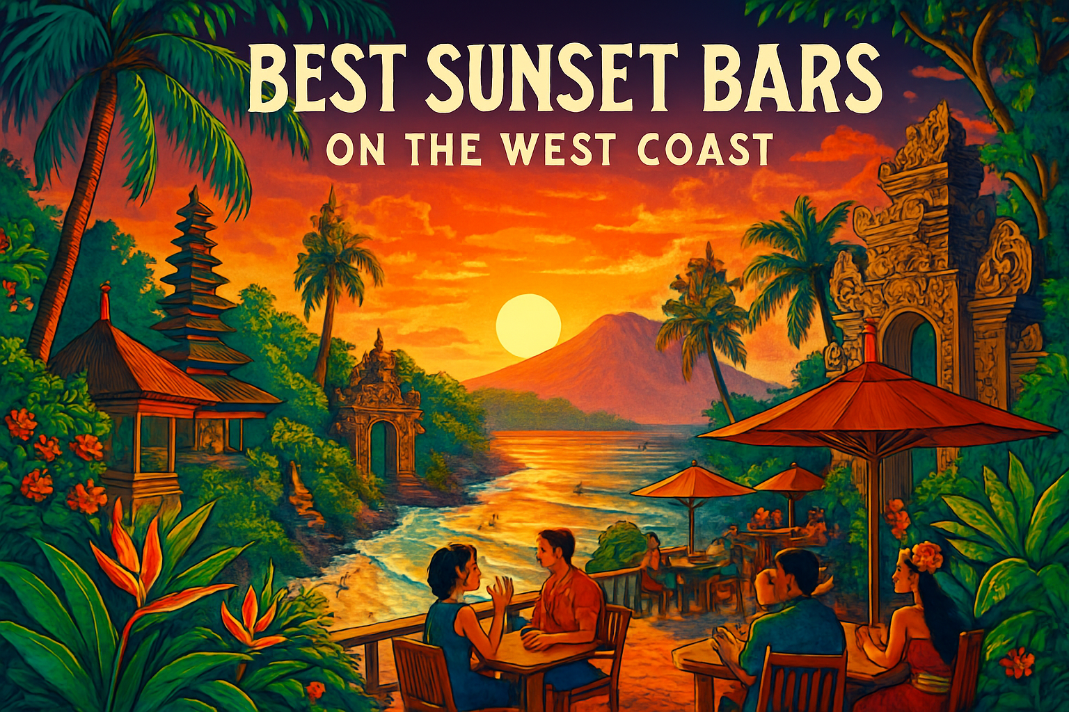 Los mejores bares al atardecer de la Costa Oeste - Bagus Bali