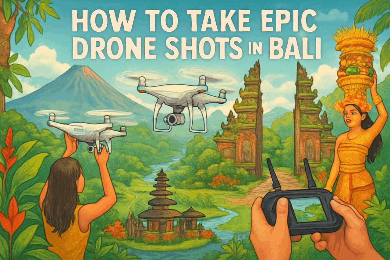 How to Take Epic Drone Shots in Bali - Bagus Bali