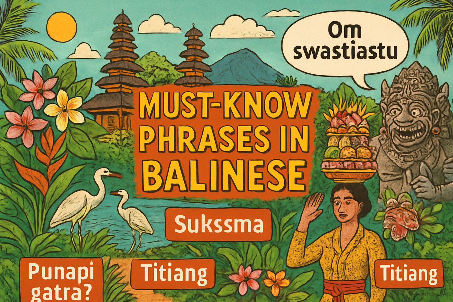 Must-Know Phrases in Balinese - Bagus Bali