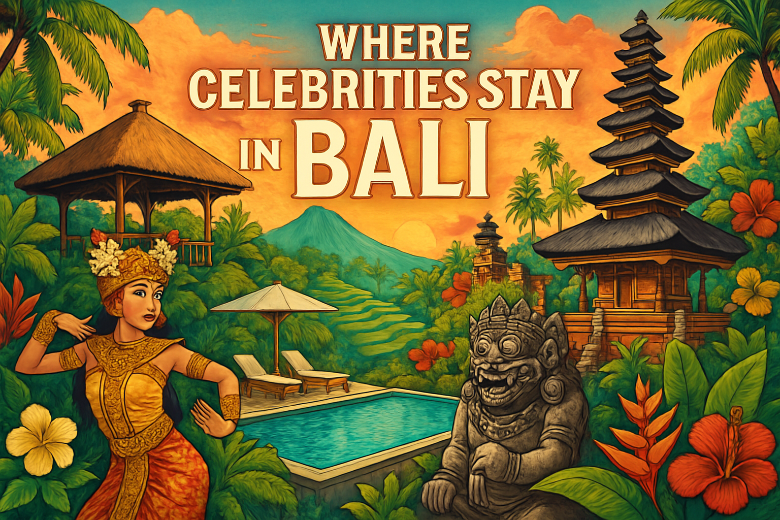 Where Celebrities Stay in Bali - Bagus Bali