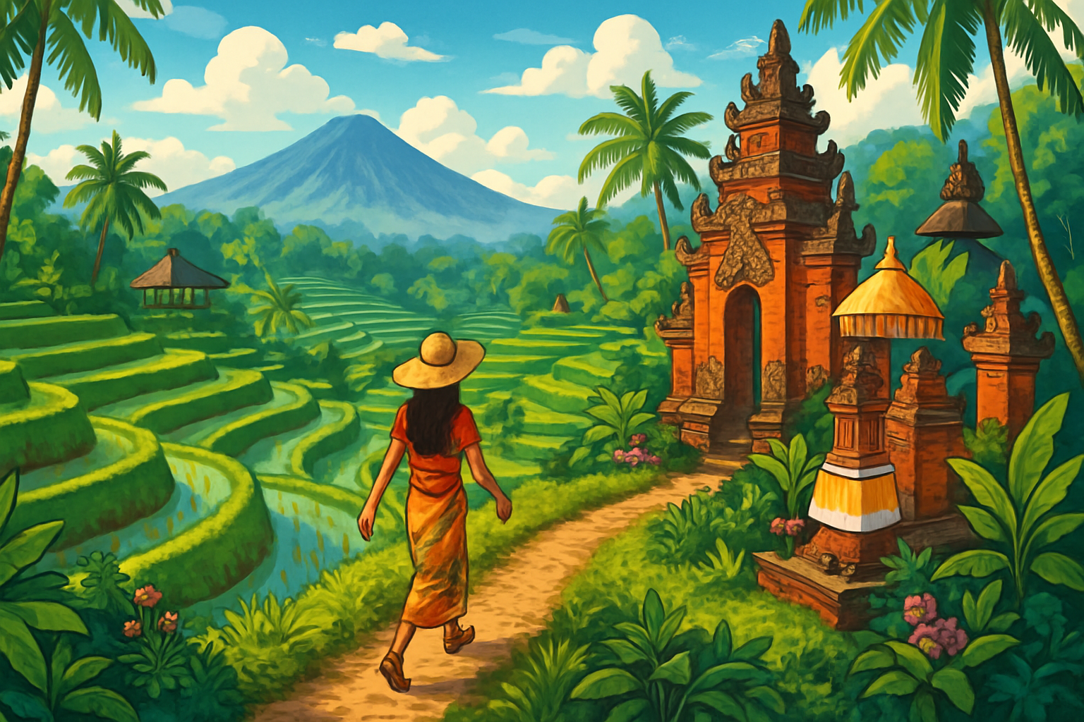 As trilhas mais fotogênicas dos campos de arroz de Bali - Bagus Bali