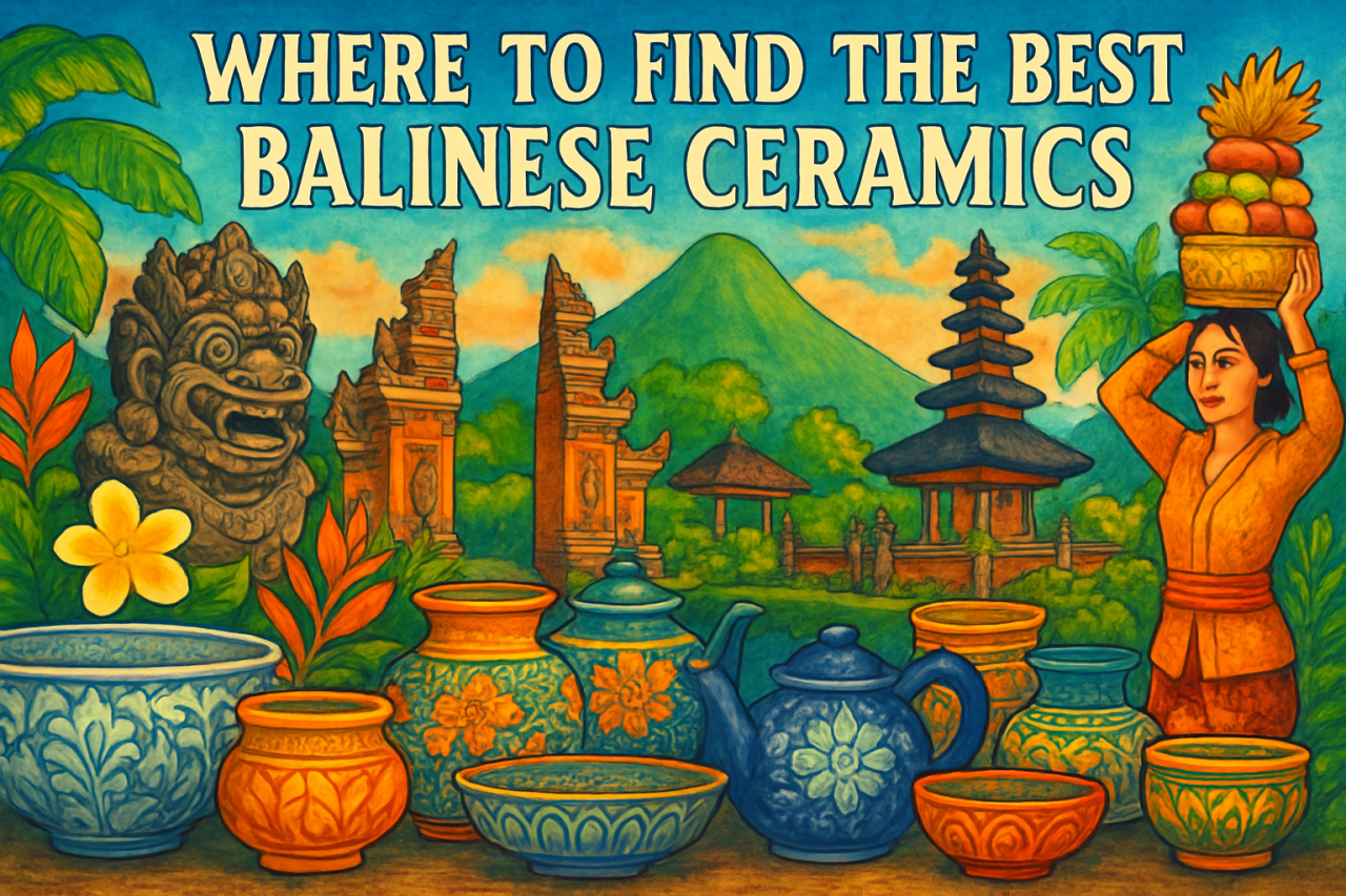 Onde encontrar as melhores cerâmicas balinesas - Bagus Bali