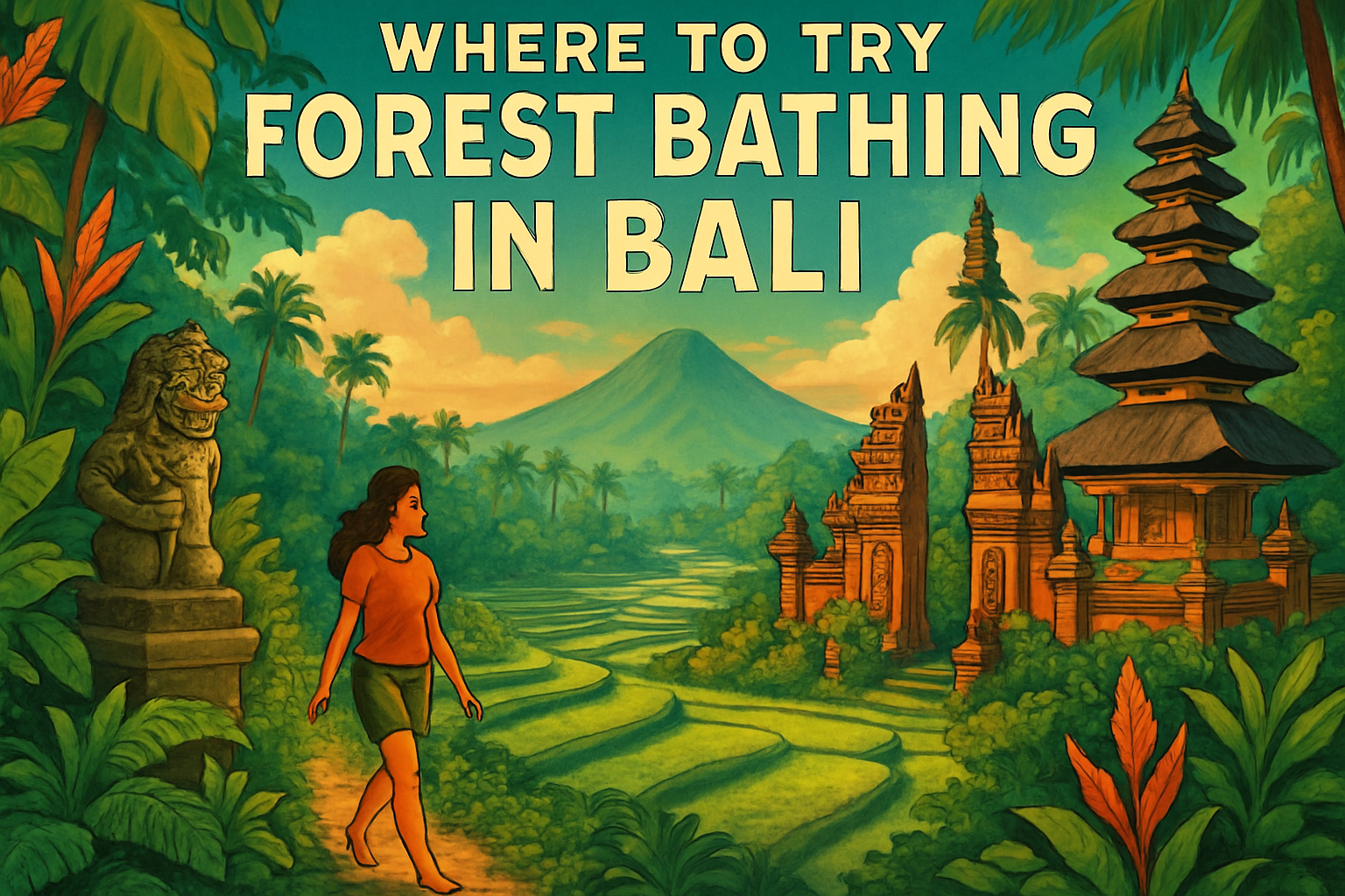 Où pratiquer le bain de forêt à Bali - Bagus Bali