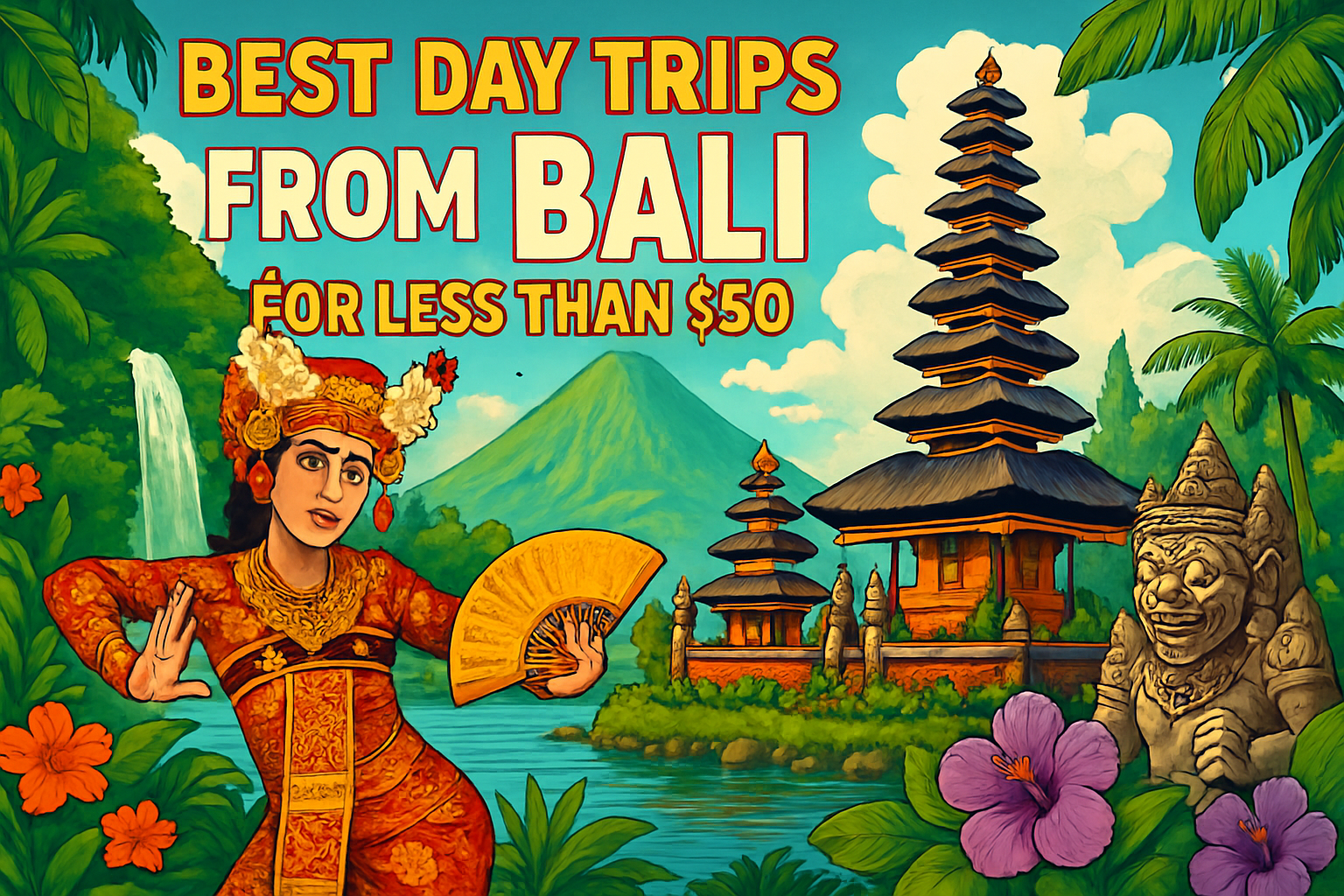 Melhores passeios de um dia saindo de Bali por menos de $50 - Bagus Bali